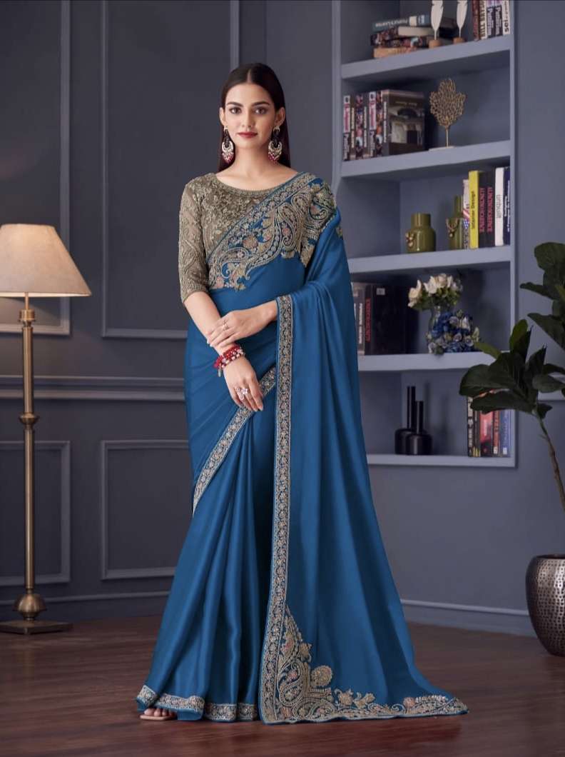 SILVER SCREEN SS 30001 By TFH saree Collection manufacturer surat