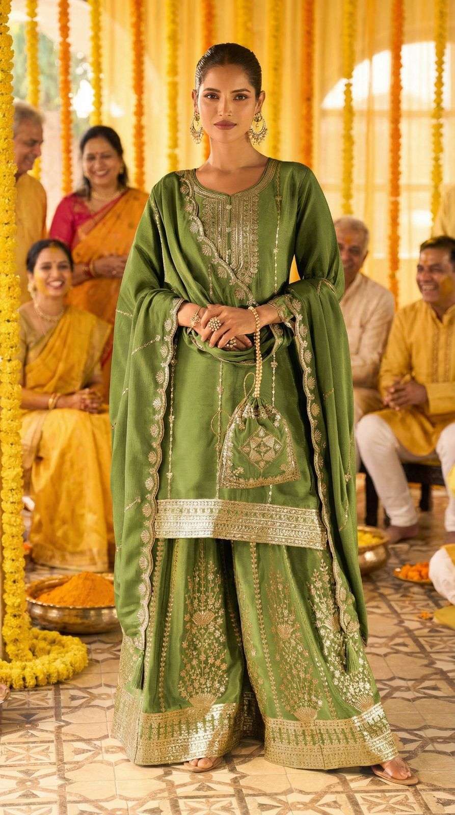 Haldi Special kurti collection manufacturers surat