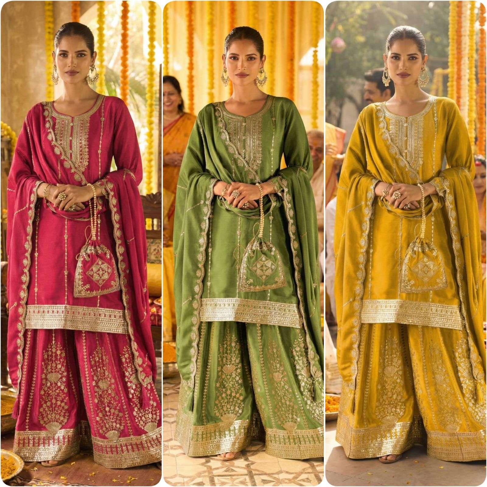 Haldi Special kurti collection manufacturers surat