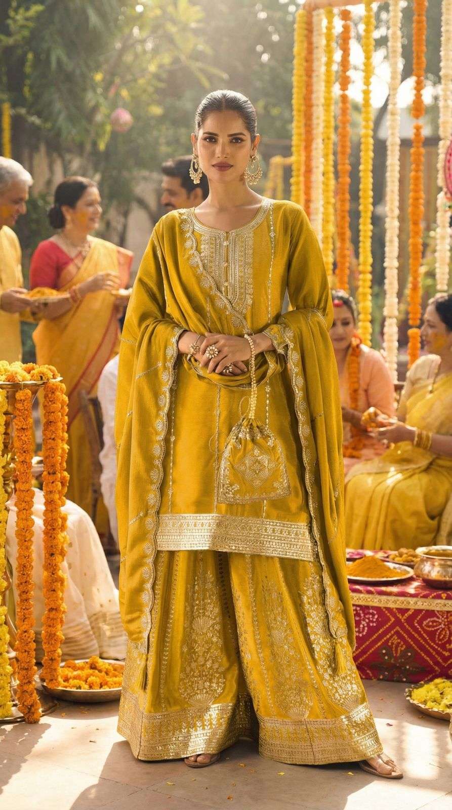 Haldi Special kurti collection manufacturers surat